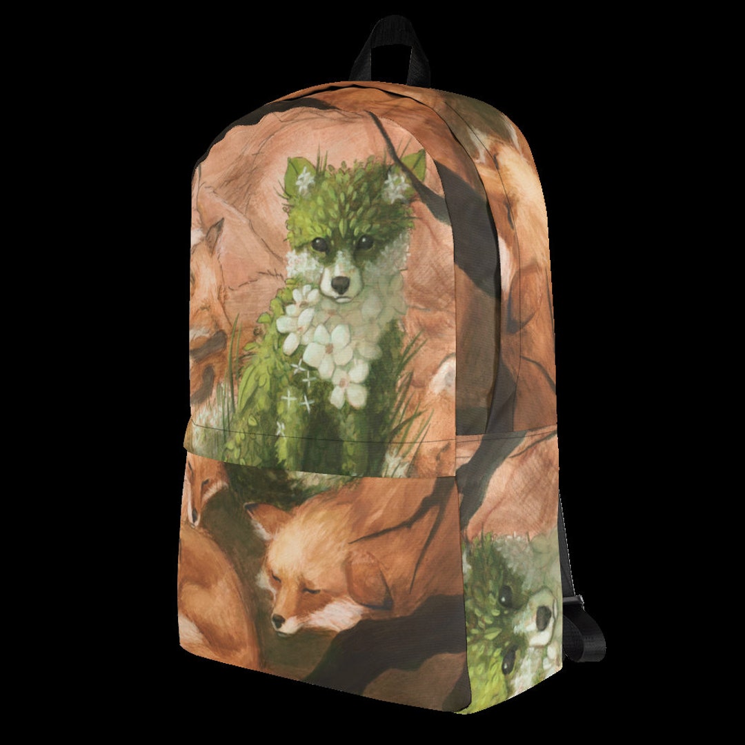 Foxes Backpack Bag - Etsy