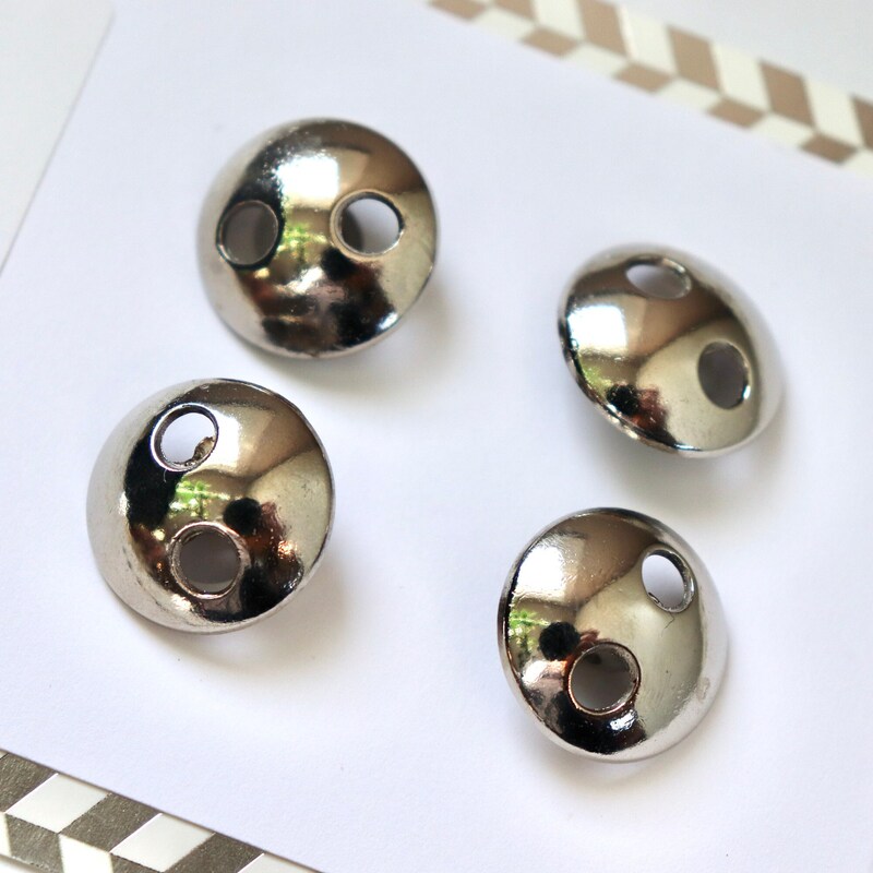 Metal Mirror Buttons - Etsy