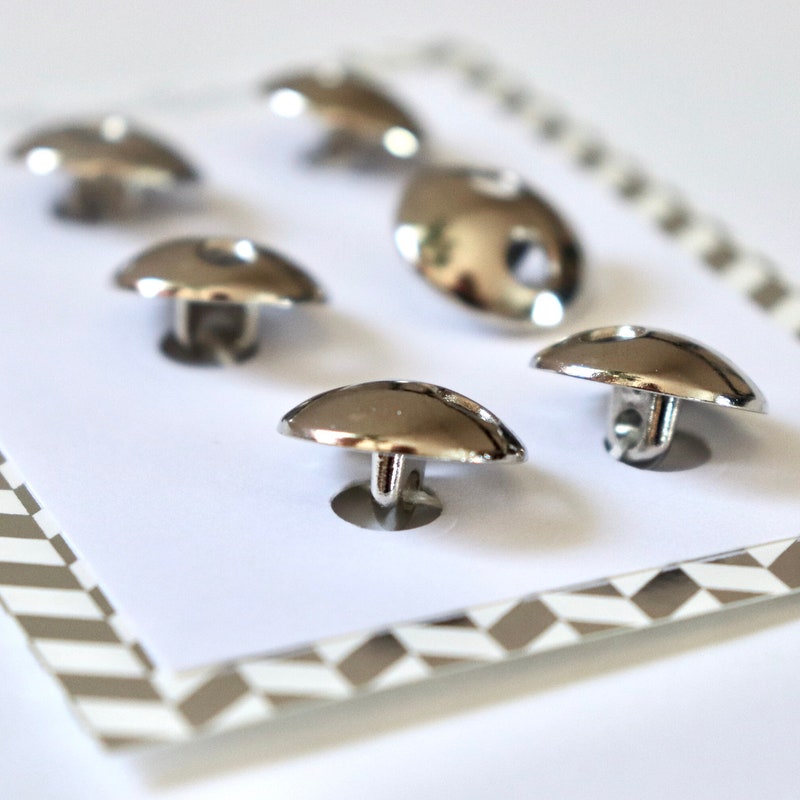 Metal Mirror Buttons - Etsy