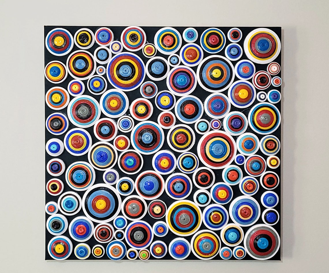 The Colors of Compassion 20 X 20 Paper Quilling - Etsy