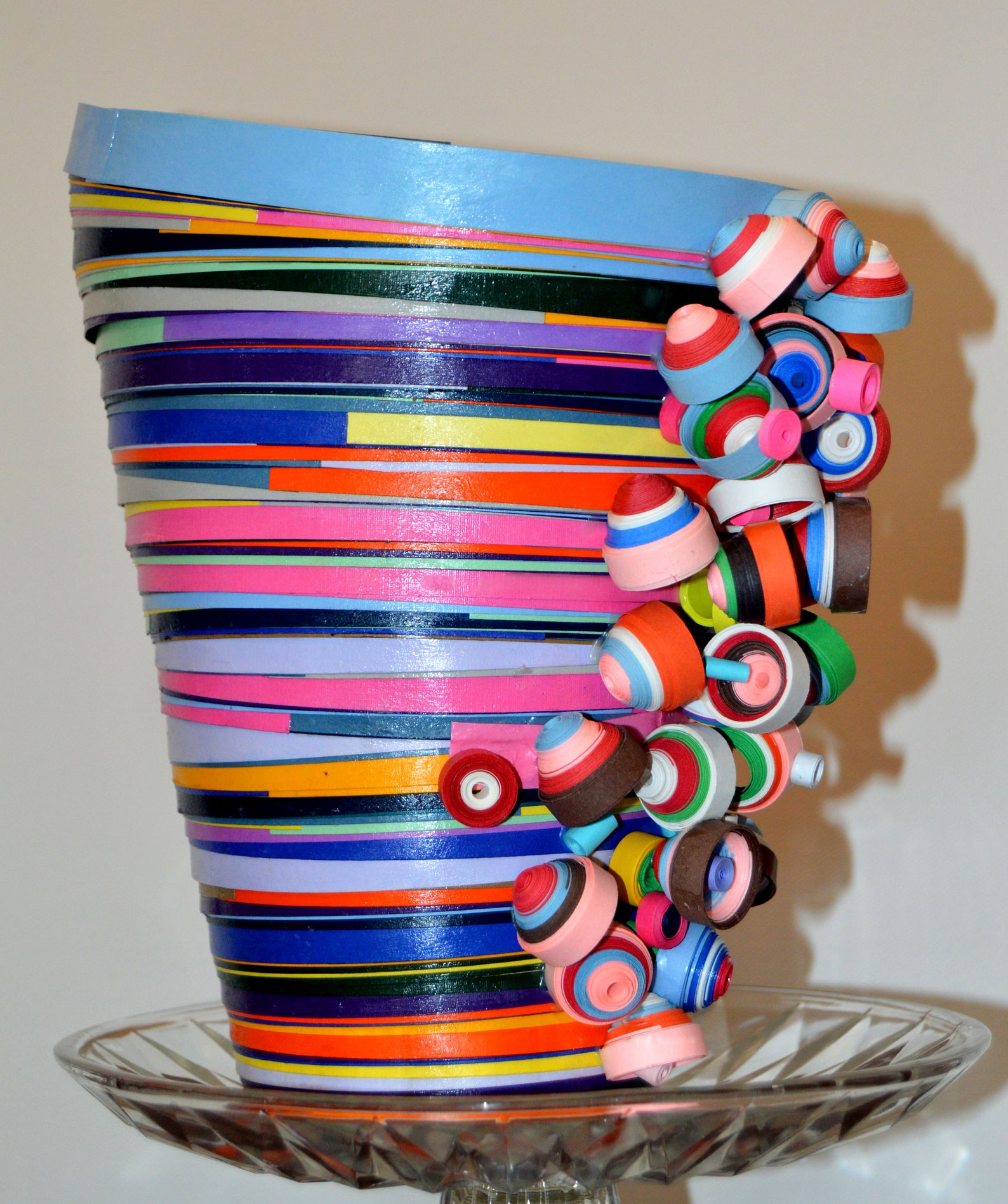 3D Colorful Bowl -quilling Decor - Unique Gift - Paper Quilling ...