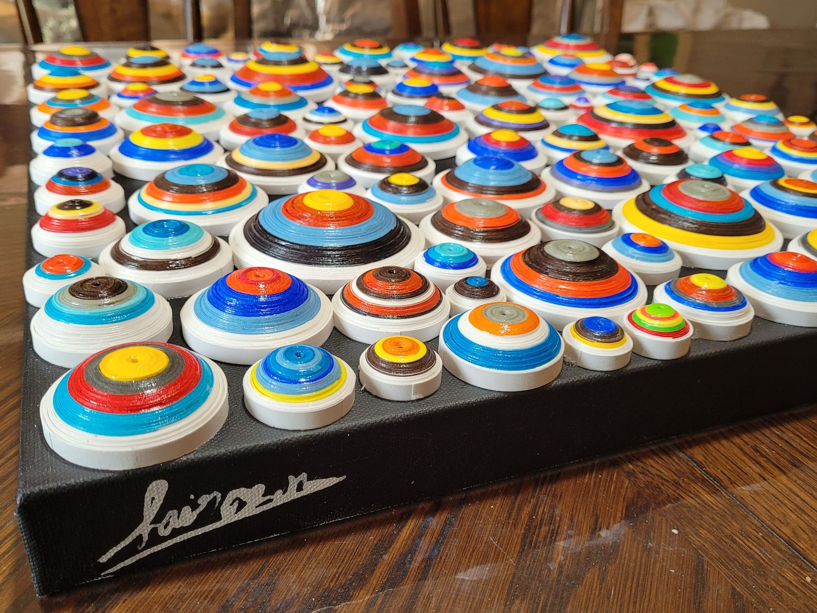 The Colors of Compassion 20 X 20 Paper Quilling - Etsy