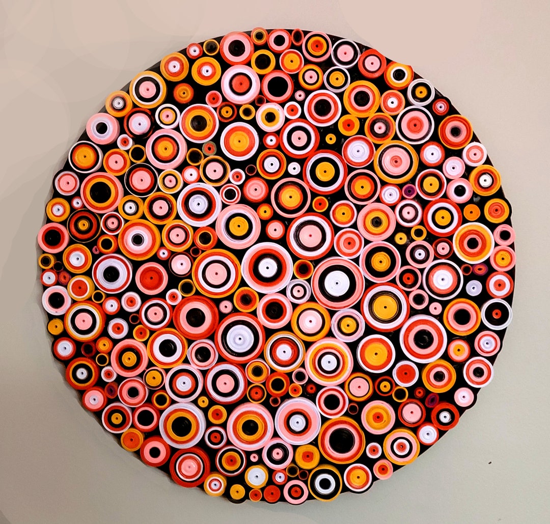 Colors Abstract - Quilling Wall Decor - Unique Gift -paper Quilling ...