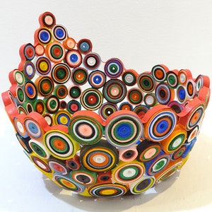 Quilling 3D Bowl Original Handmade Quilled Paper - Etsy