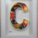 Custom Quilled Letter C Wall Art – Personalized Monogram Gift, Handmade ...