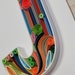 J Quilling Wall Paper Art Letter J Paper Art Personalized Monogram Gift ...
