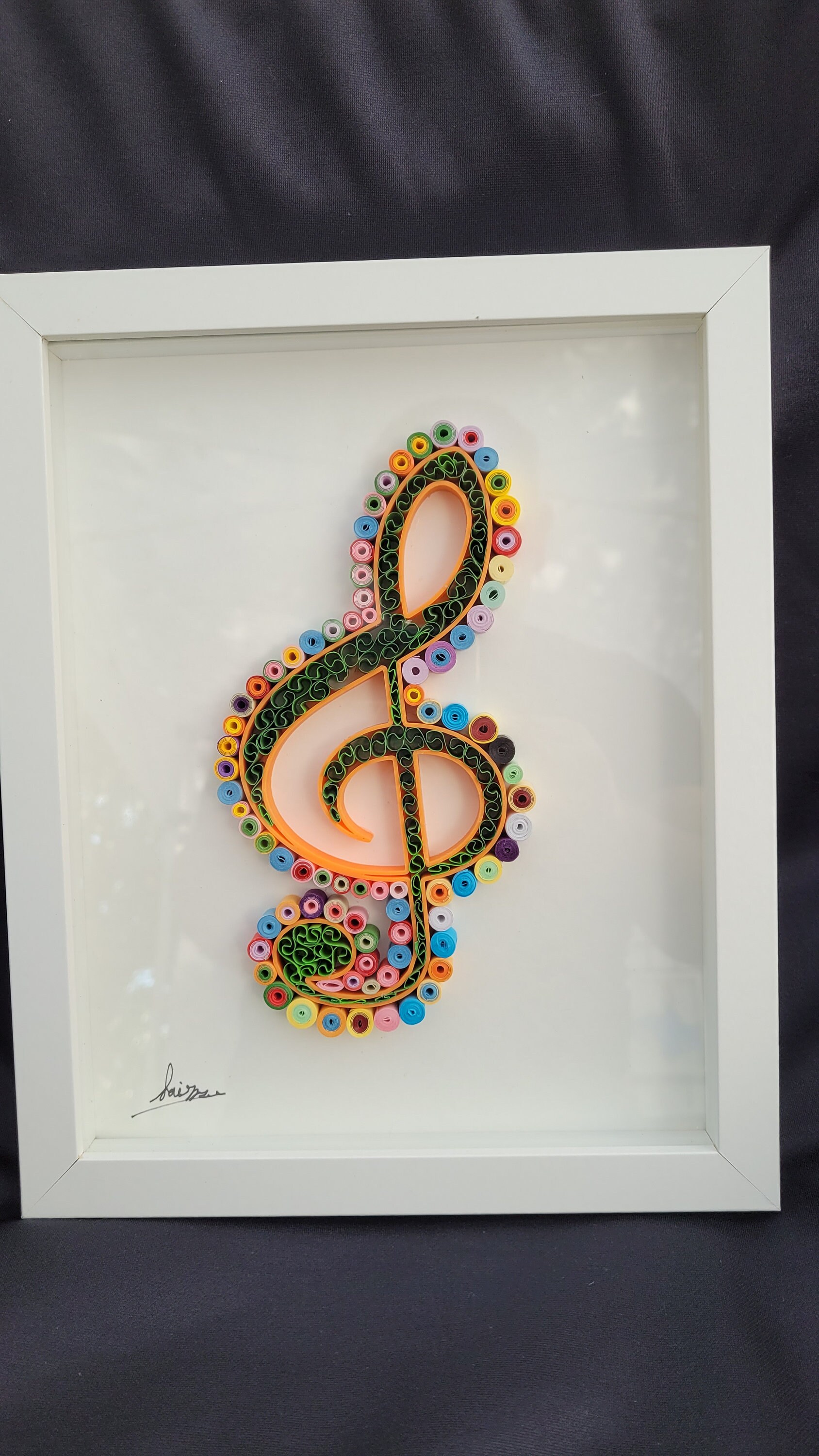 Musical Note -quilling Wall Decor -unique Gift -paper Quilling ...