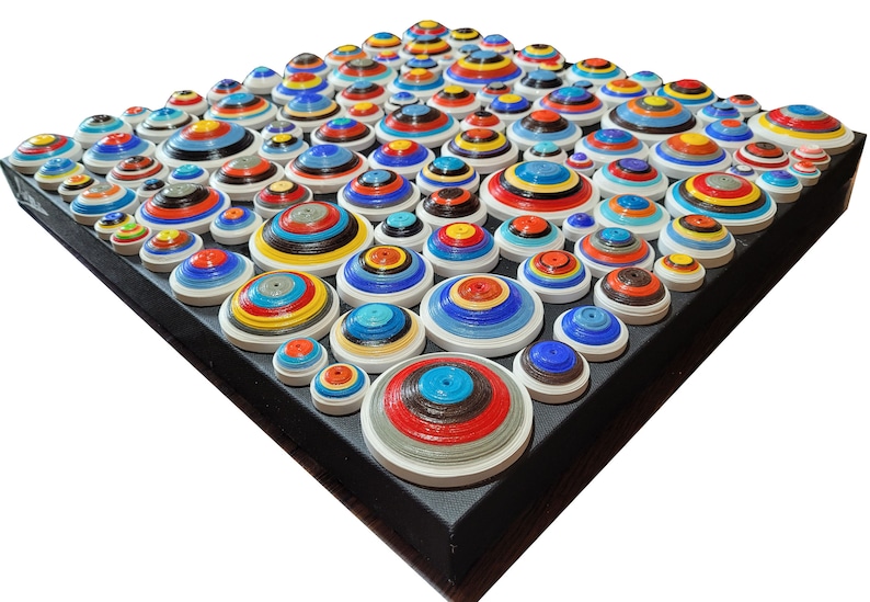 The Colors of Compassion 20 X 20 Paper Quilling - Etsy