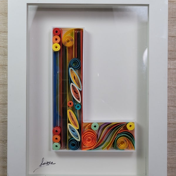 Quilled Letter - Etsy