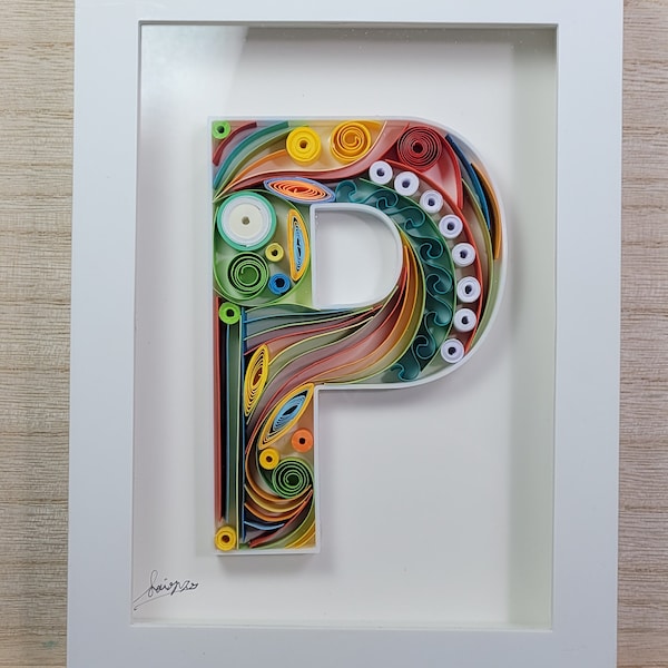 Paper Quilling Letter - Etsy