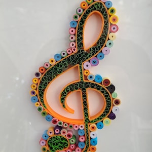 Musical Note quilling Wall Decor unique Gift paper Quilling ...