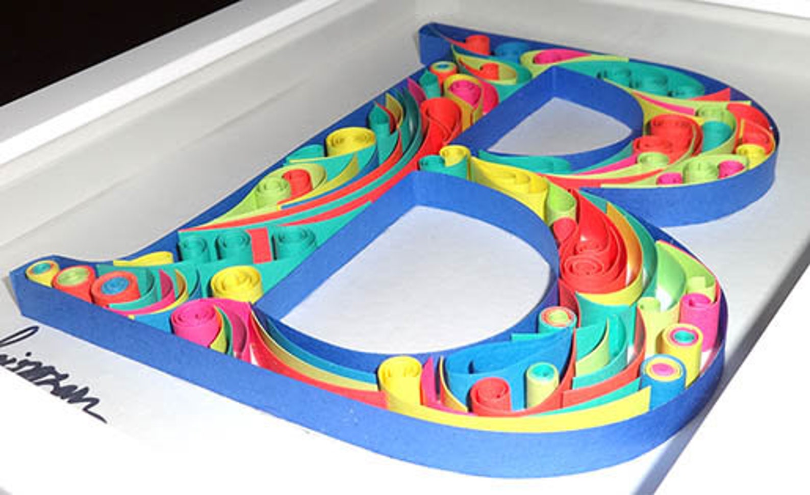 Letter B 8x6 Paper Letter Birthday Wedding Work - Etsy