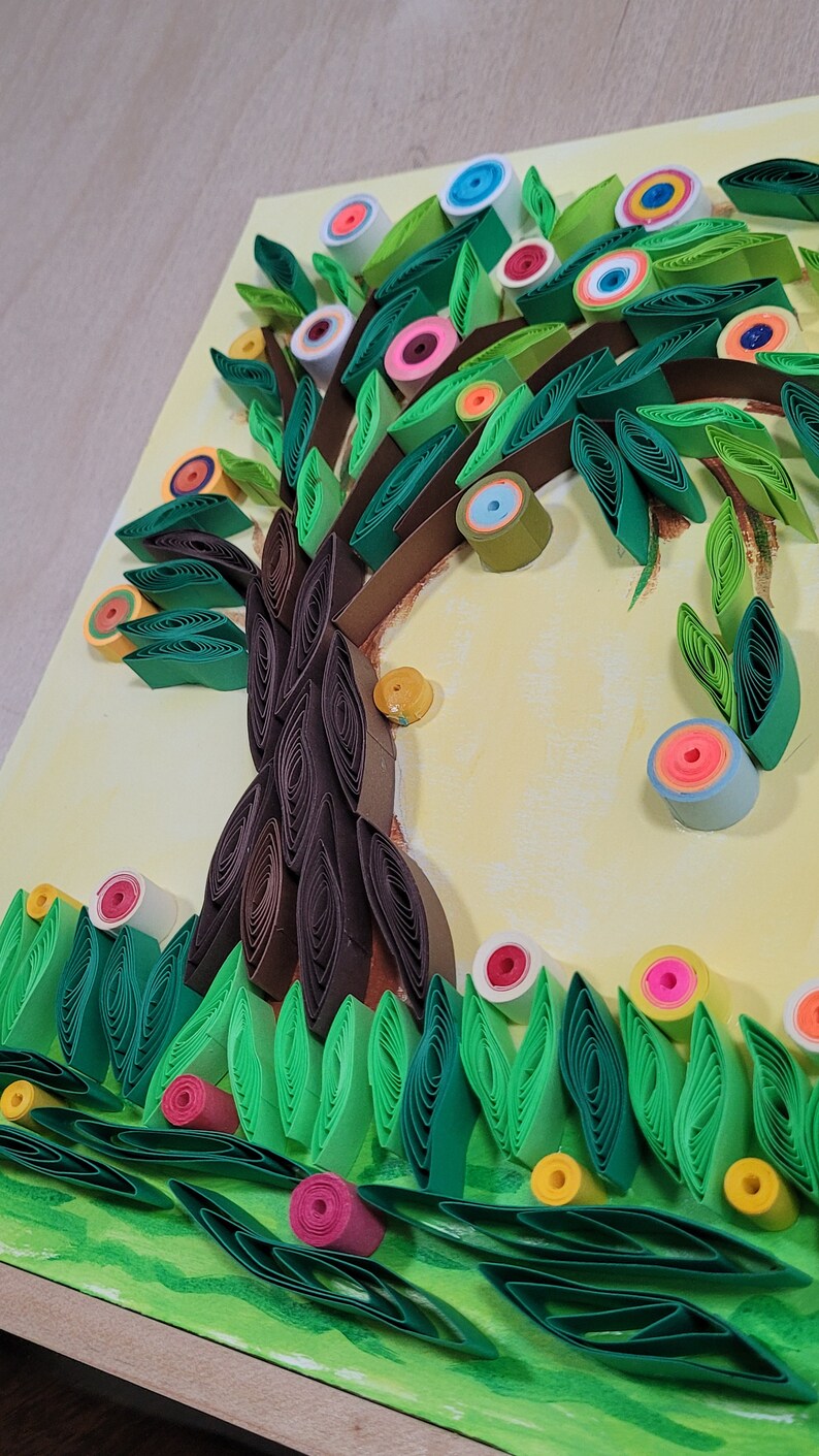 Quilling Art 'tree of Life in Autumn' -paper Wall Art -unique Gift ...