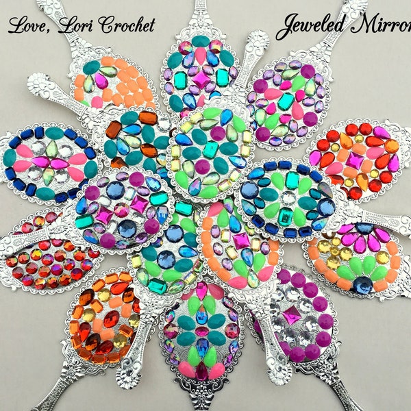 Bedazzled Mirror - Etsy