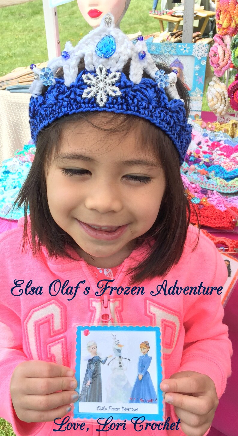 Disney Inspired Elsa Tiara Olaf's Frozen Adventure Elsa - Etsy
