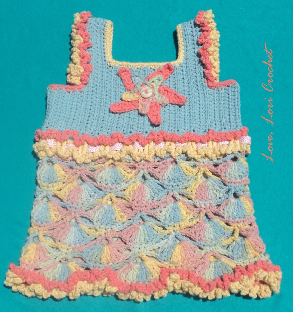 Girl's Top Crochet Pattern, Crochet Pattern Girl, Crochet Pattern Top ...