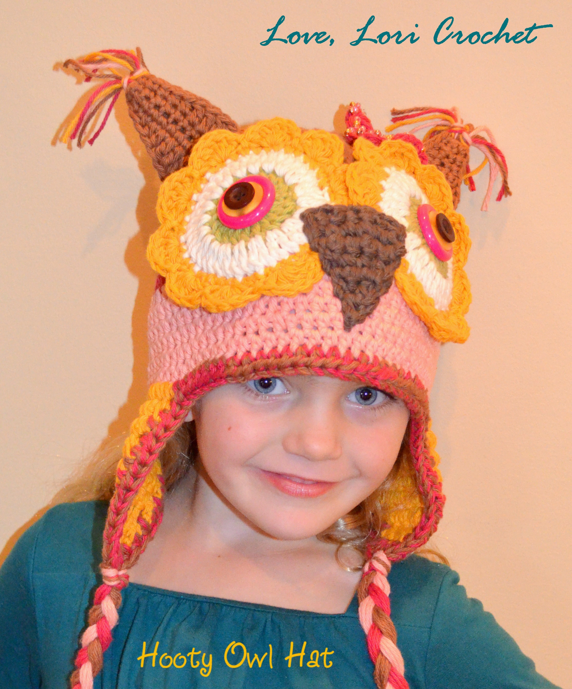 Crochet pattern child's hat Owl hat Crochet Pattern - Etsy España