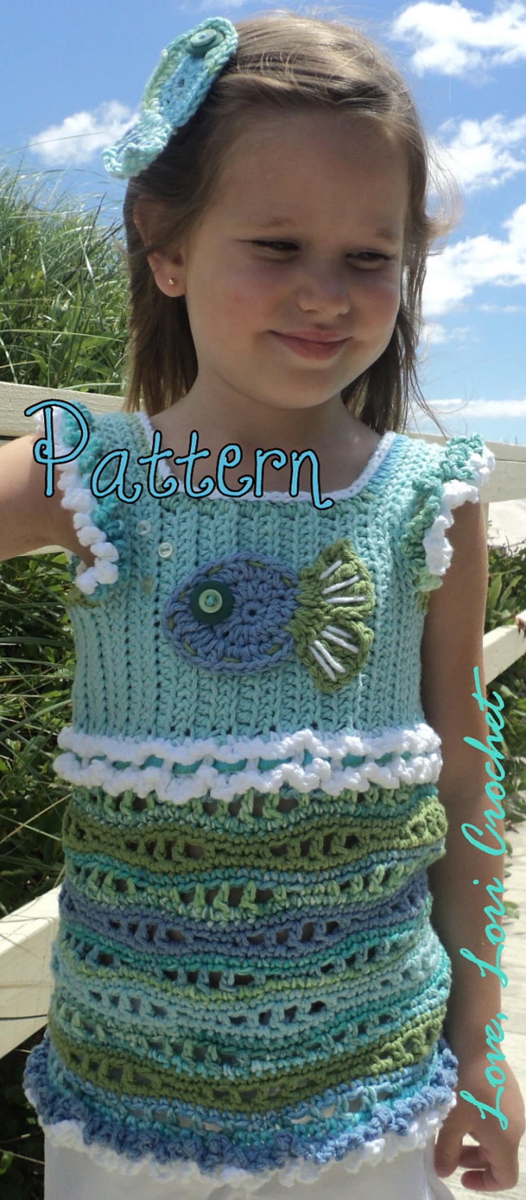 Girl's Top Crochet Pattern, Crochet Pattern Girl, Crochet Pattern Top ...