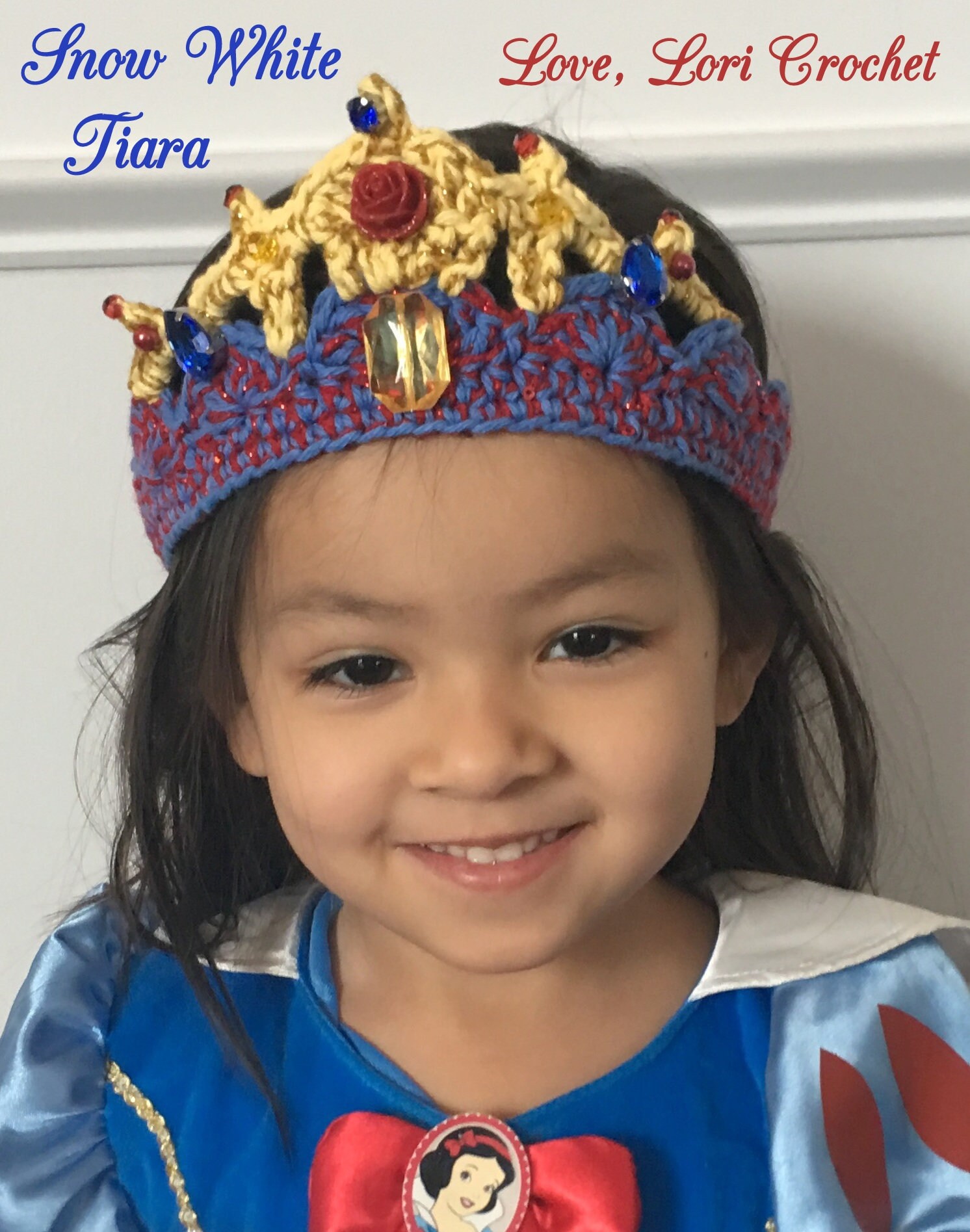 Disney Inspired Snow White tiara, Snow White costume, Snow White crown ...