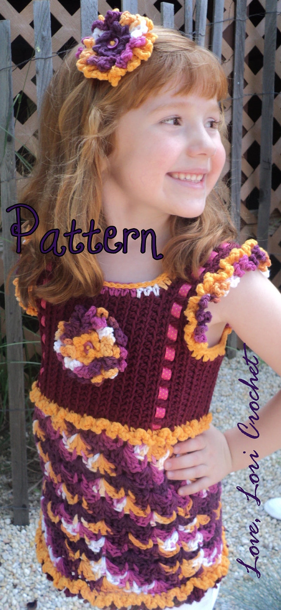 Girl's Top Crochet Pattern, Crochet Pattern Girl, Crochet Pattern Top ...