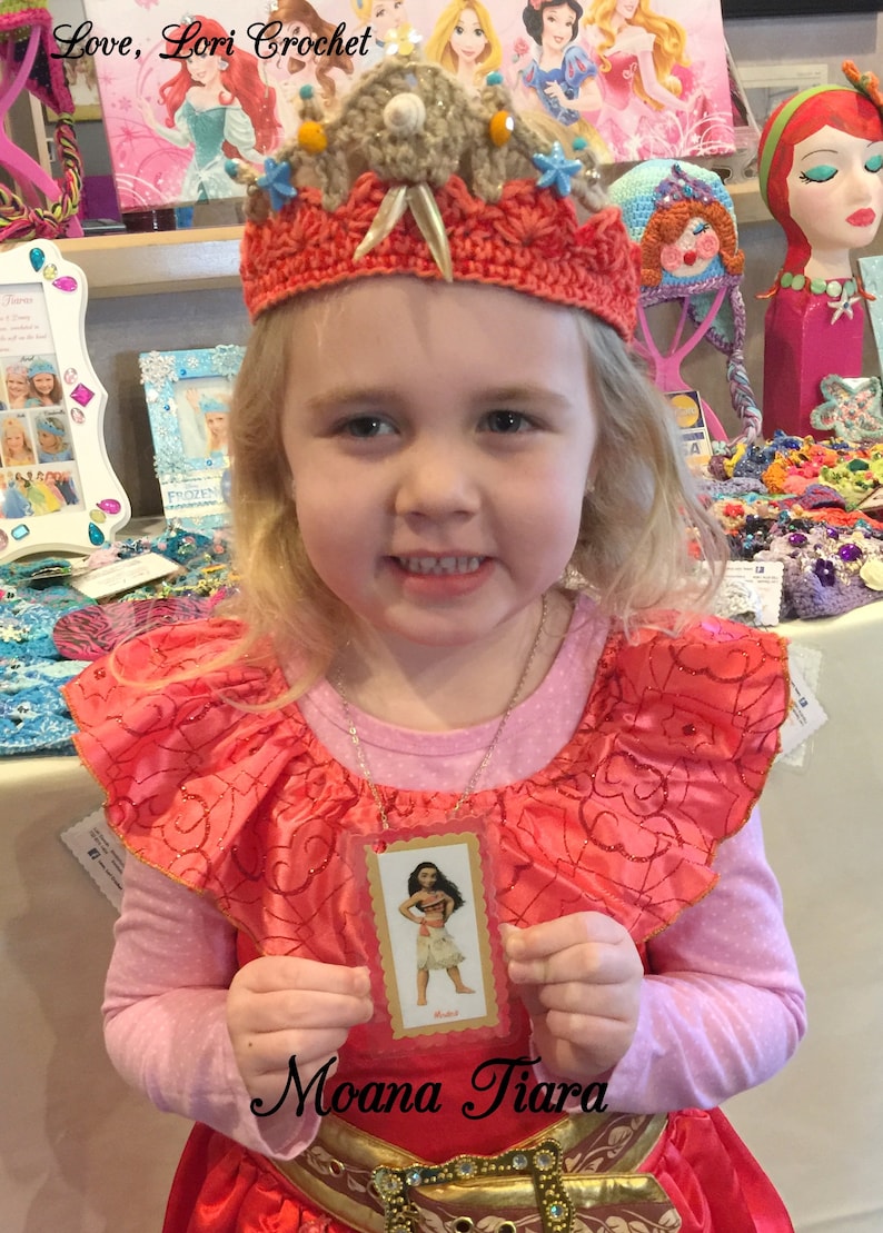 Disney Inspired Moana Tiara, Moana Costume, Moana Hairpiece, Moana ...