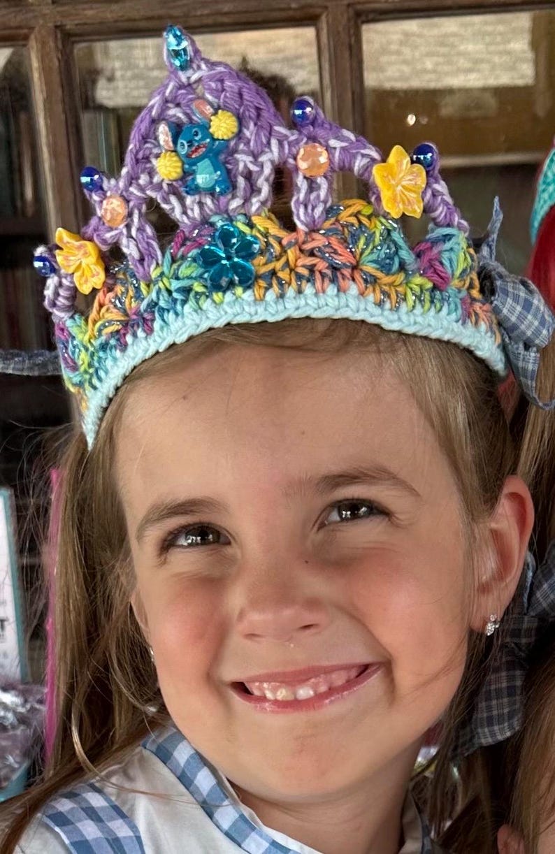Disney Inspired Stitch Tiara, Stitch Crown, Stitch Costume, Stitch ...