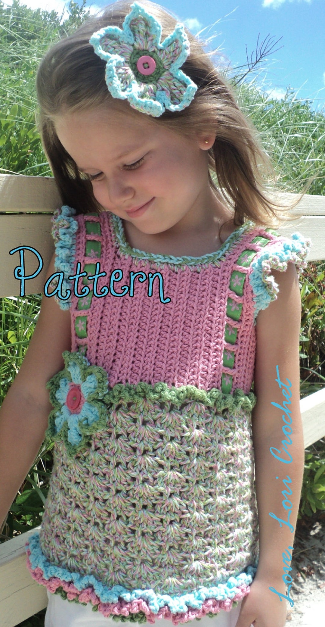 Girl's Top Crochet Pattern, Crochet Pattern Girl, Crochet Pattern Top ...