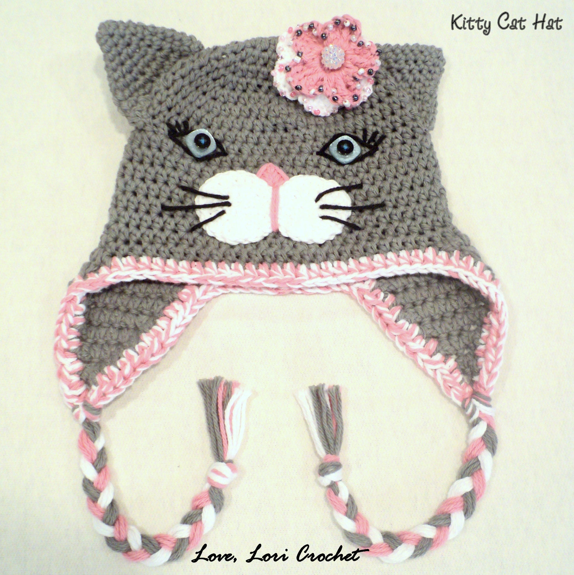 Crochet Pattern Child's Hat Cat Hat Crochet Pattern - Etsy