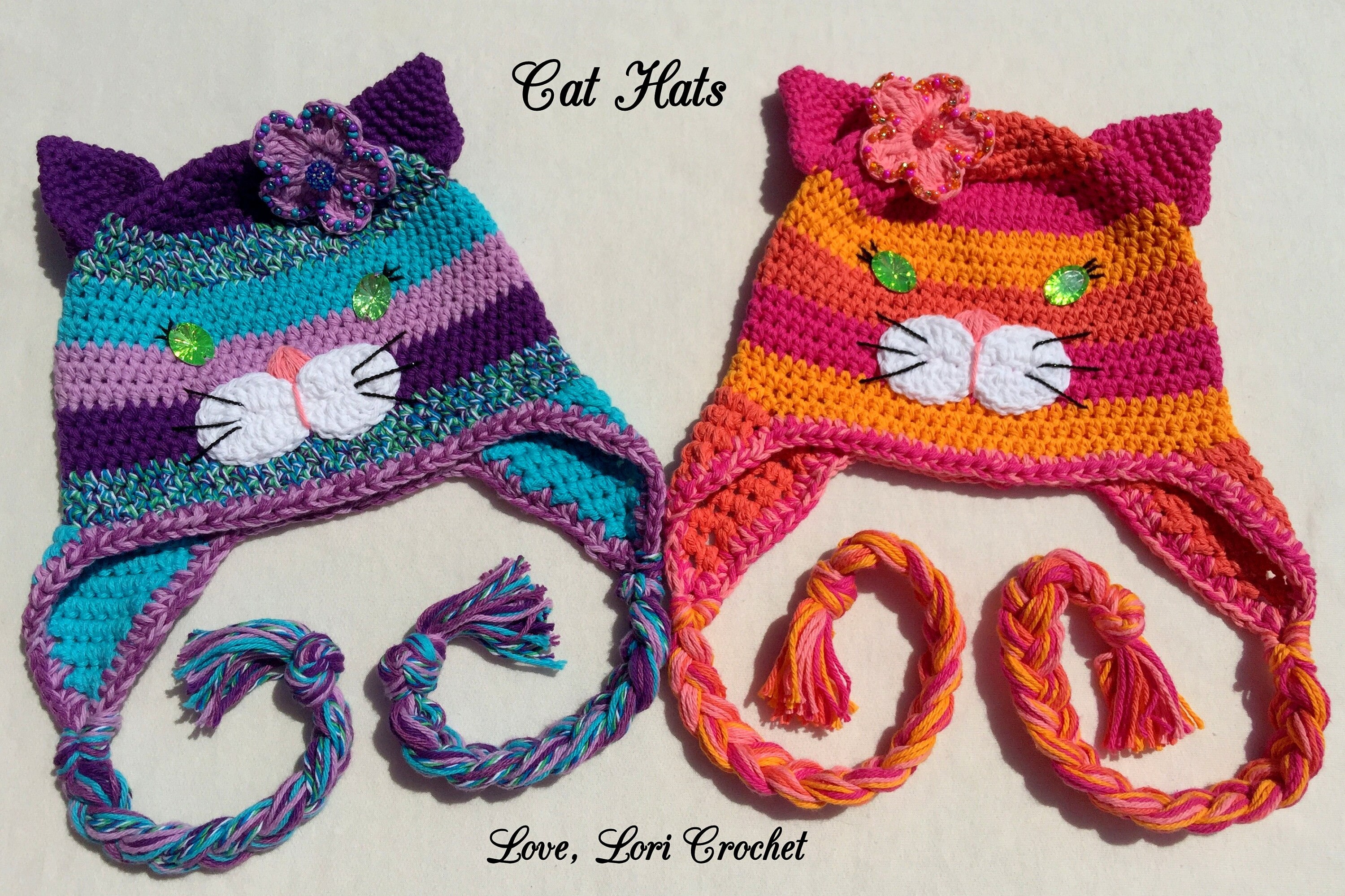 Crochet Pattern Child's Hat Cat Hat Crochet Pattern - Etsy