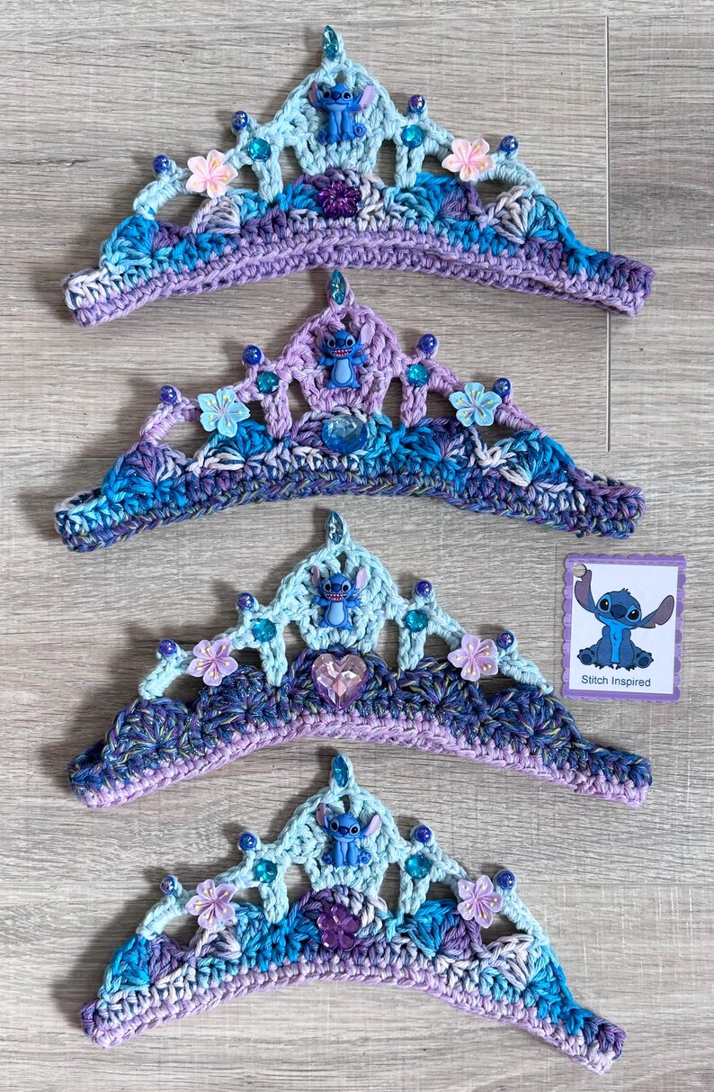 Disney Inspired Stitch Tiara, Stitch Crown, Stitch Costume, Stitch ...