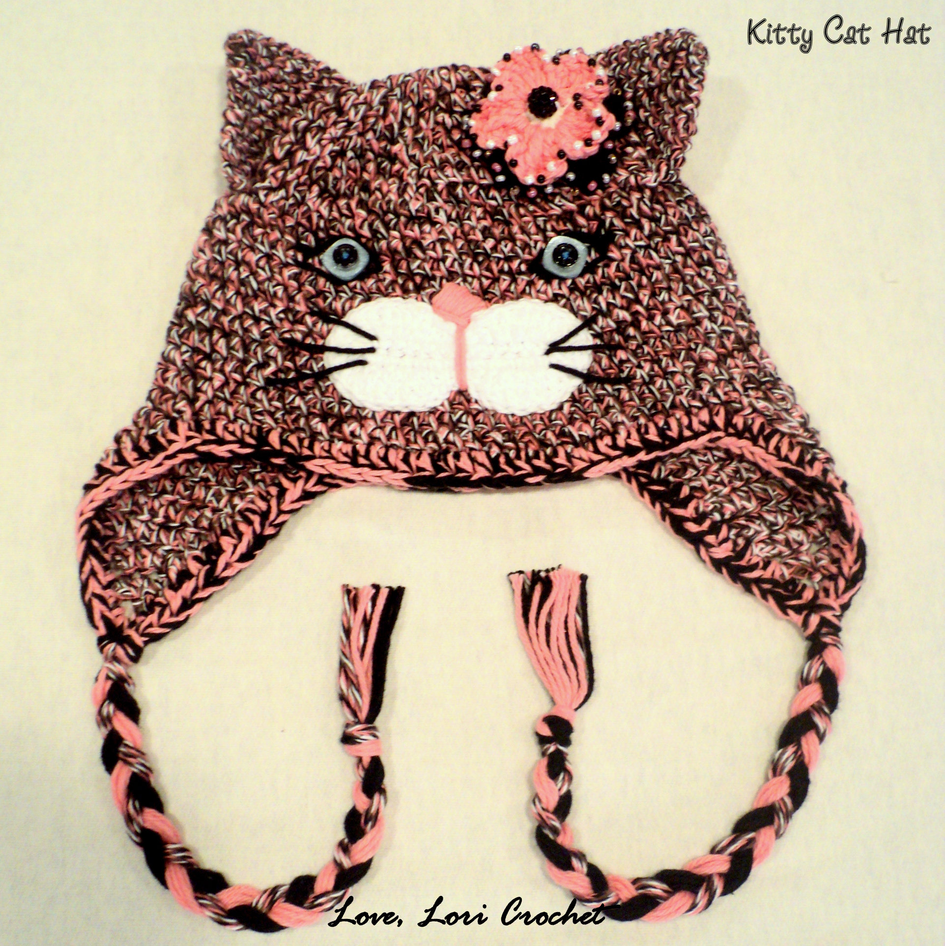 Crochet Pattern Child's Hat Cat Hat Crochet Pattern - Etsy