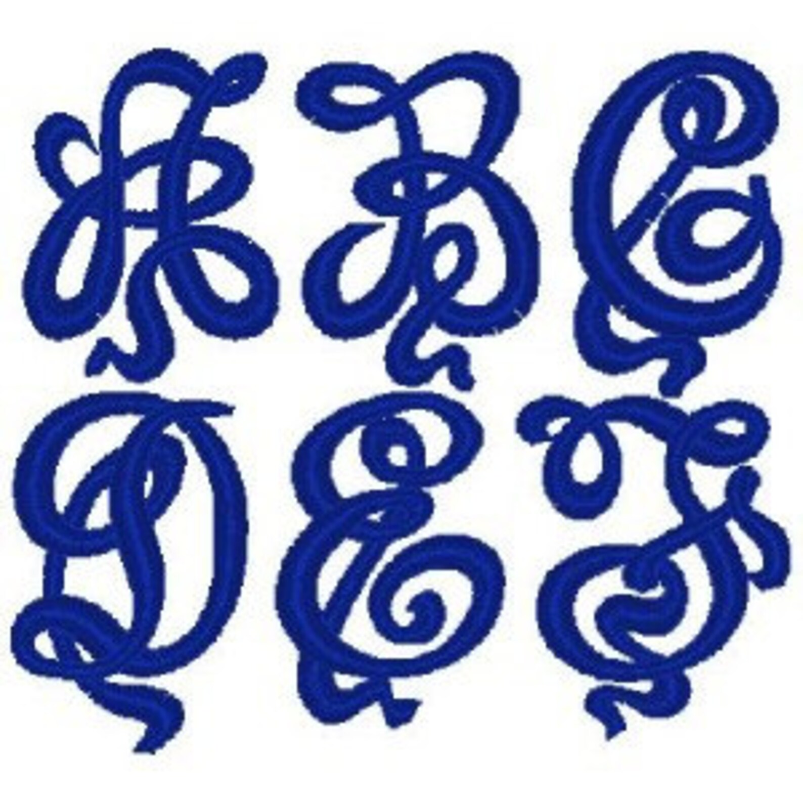 3 Unique Font Machine Embroidery Design Sets - Etsy