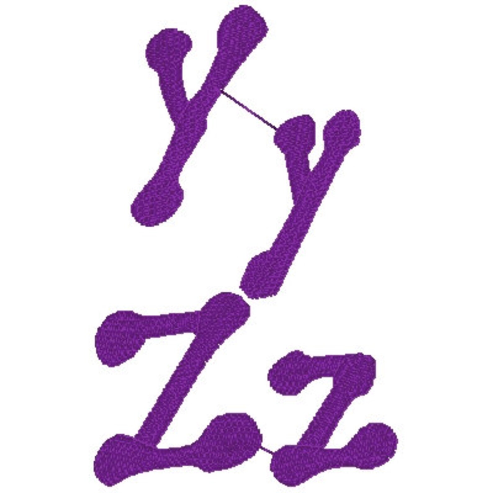 Kacie Font for Machine Embroidery Design With 3 Frames - Etsy