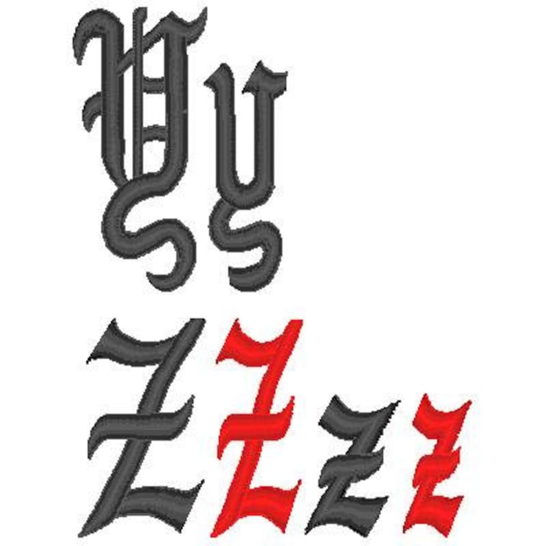 Scroll Font Embroidery Designs - Etsy