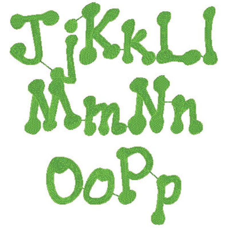 Kacie Font for Machine Embroidery Design With 3 Frames - Etsy