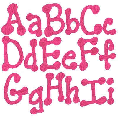 Kacie Font for Machine Embroidery Design With 3 Frames - Etsy