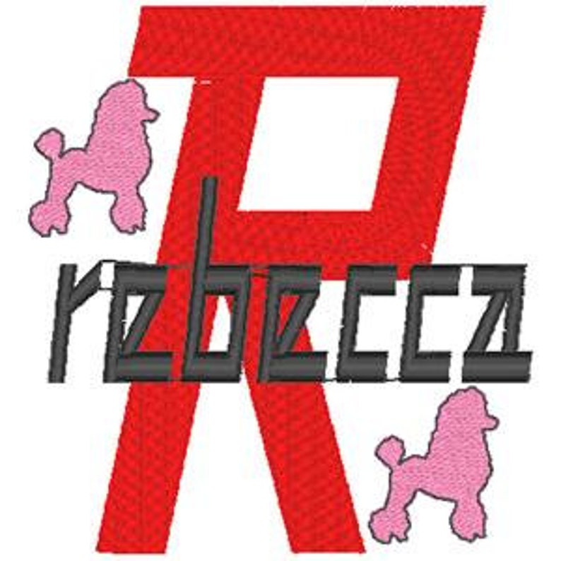 Fifties Style Font Machine Embroidery Design Set Rock N Roll - Etsy