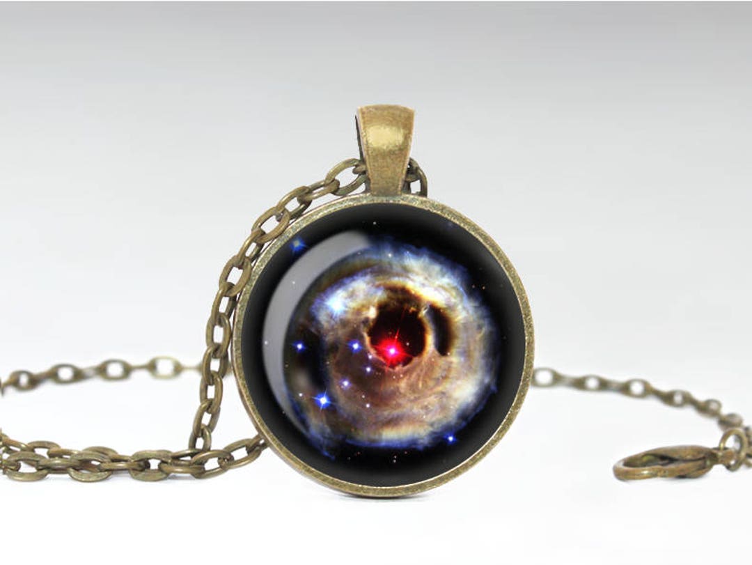 Constellation Jewelry, Nebula Galaxy Pendant, V838 Astronomy Necklace ...