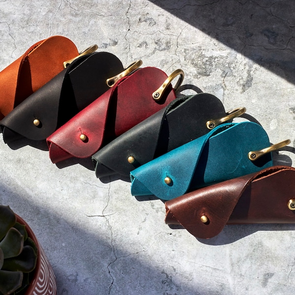 Leather Key Holder - Etsy