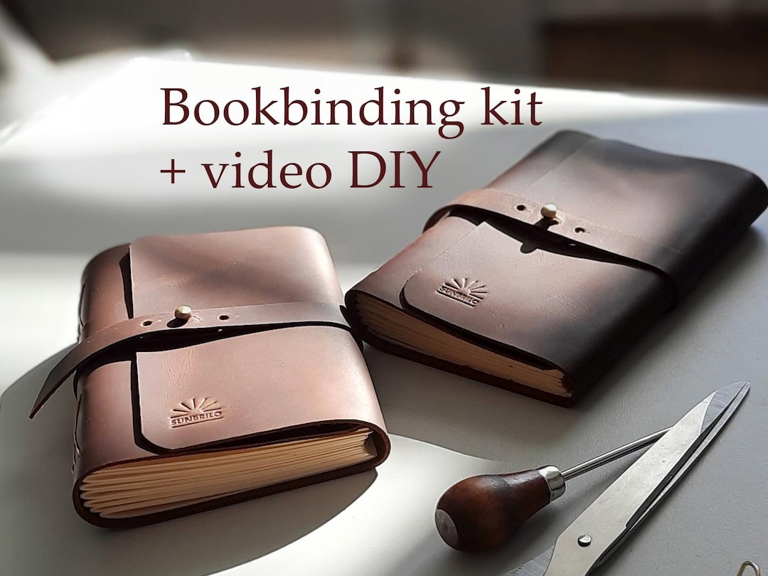 Craft Kit for Making a Leather Journal Size A5 With Tools & Video ...