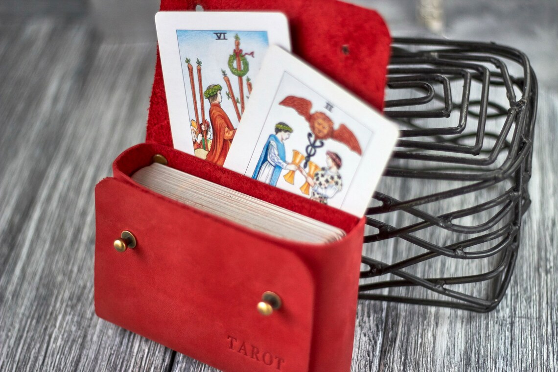 Personalized Tarot Card Case Custom Tarot Card Holder Leather - Etsy
