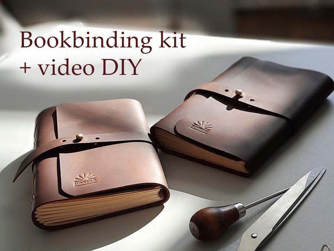 Handmade Leather Journal Craft Kit A5 With Tools & Tutorial - Etsy ...