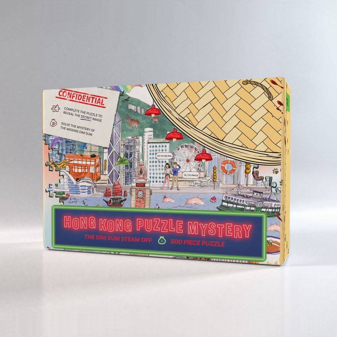 Hong Kong Puzzle Mystery: the Dim Sum Steam off | 500 Piece Jigsaw ...