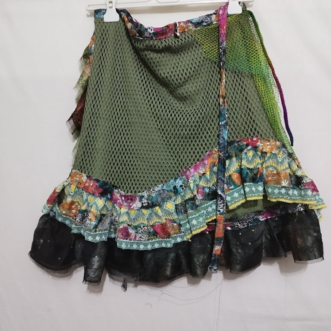Hippie Wrap Skirt, Shaman, Designer Skirt, Fest, Colorful, Summer, Free ...