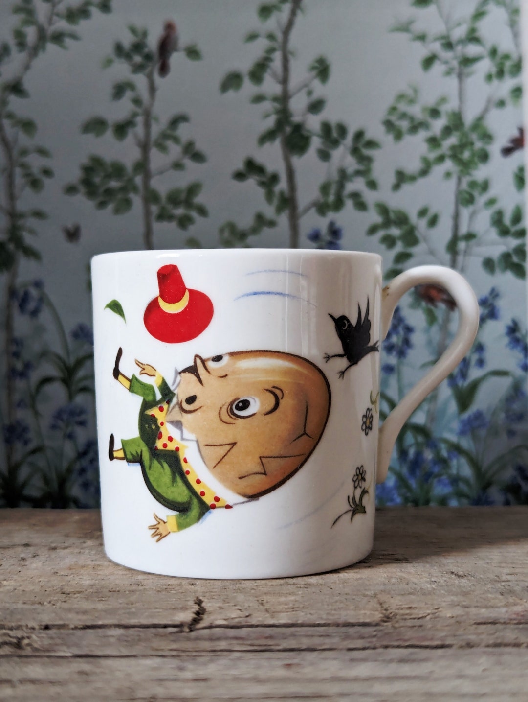 Vintage Humpty Dumpty Mug, 1920s Nursery Ware Cup, Antique Child’s Tea ...