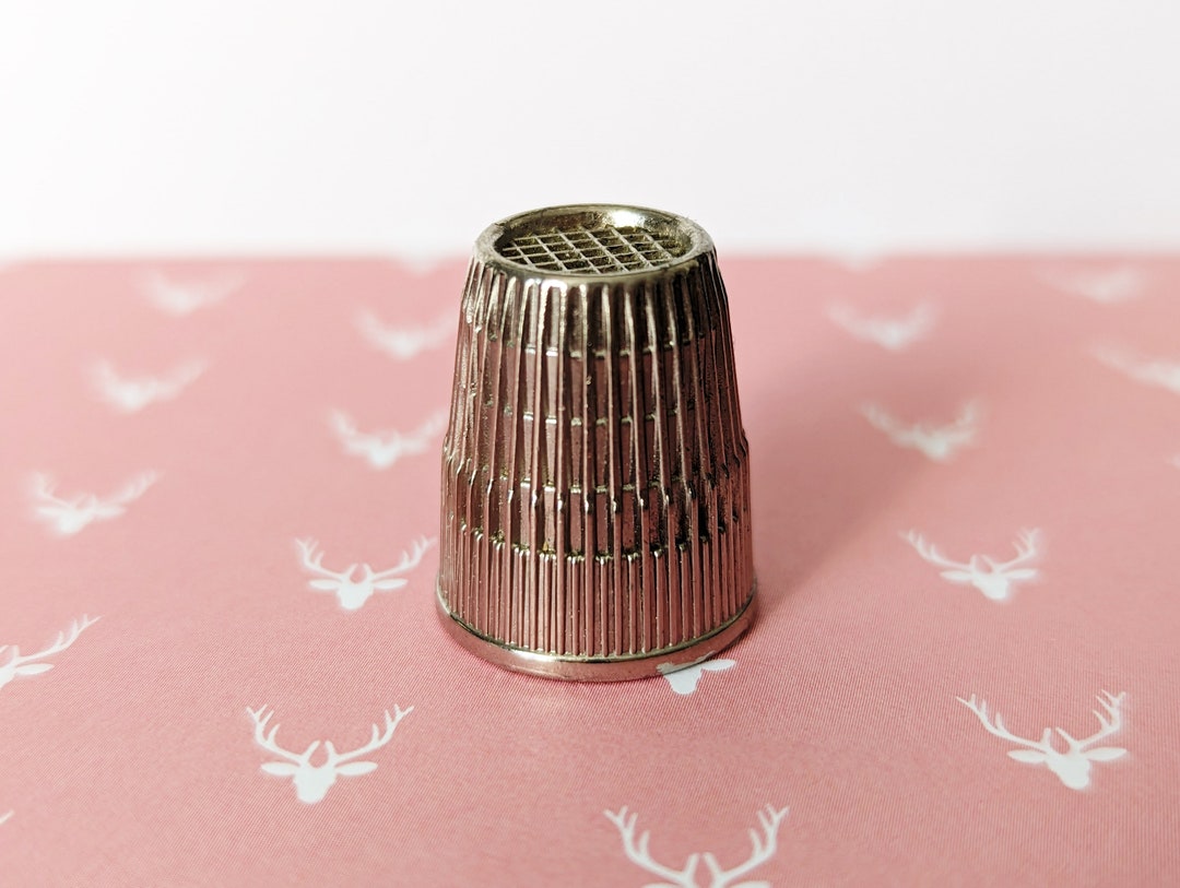 Vintage West German Steel Thimble Industrial Sewing Tool Cold War Era ...