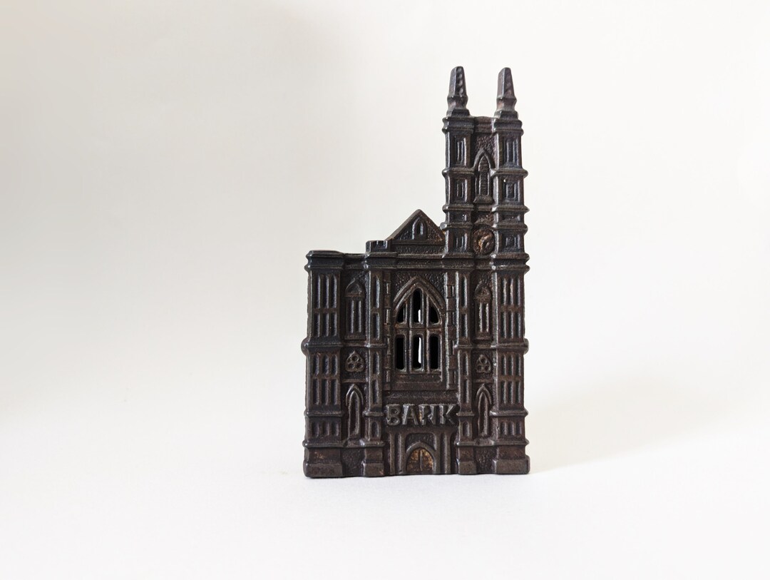 Vintage Cast Iron Money Box, Sydenham & Mcoustra Piggy Bank ...