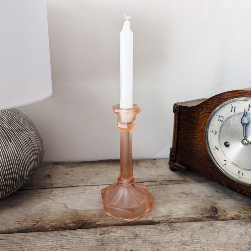 Frosted Pink Glass - Etsy
