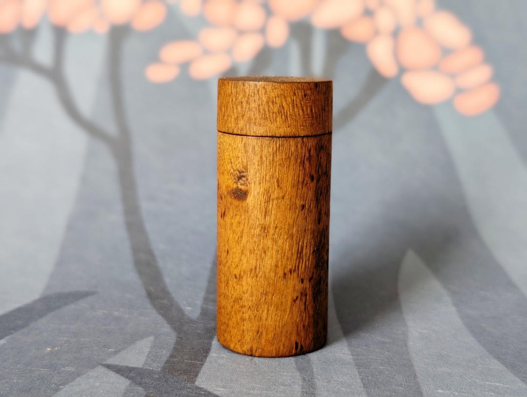 Antique Treen Needle Case Wooden Sewing Holder Victorian Edwardian ...