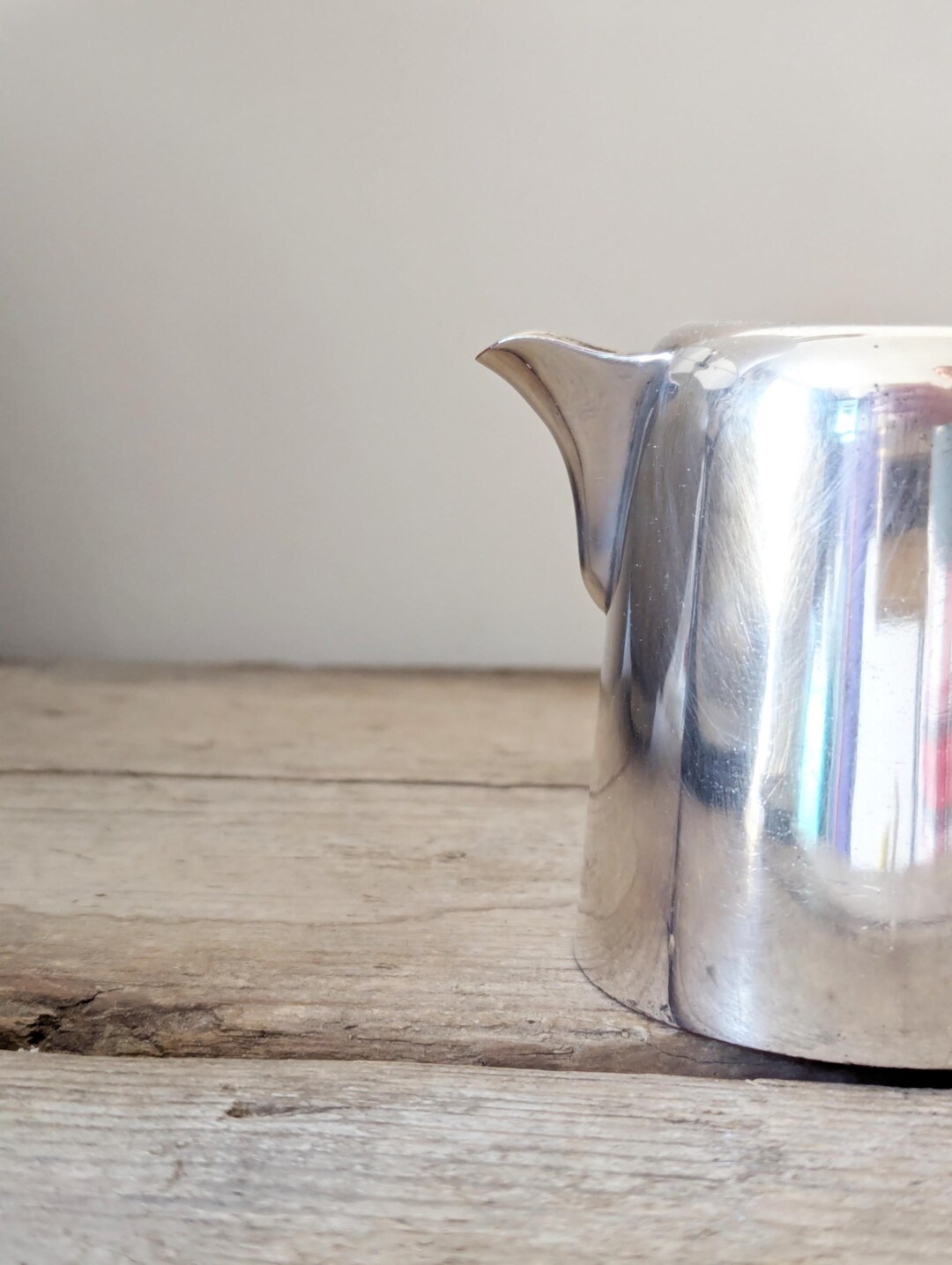 Art Deco Silver Cream Jug, Mini EPNS Milk Pitcher, Vintage Coffee ...